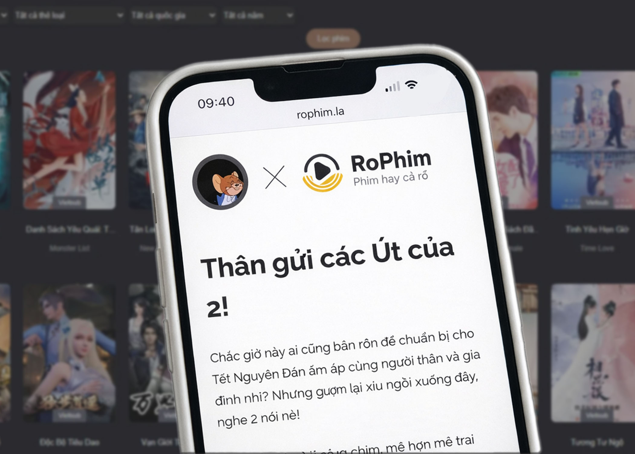 RoPhim thông báo ngừng hoạt động